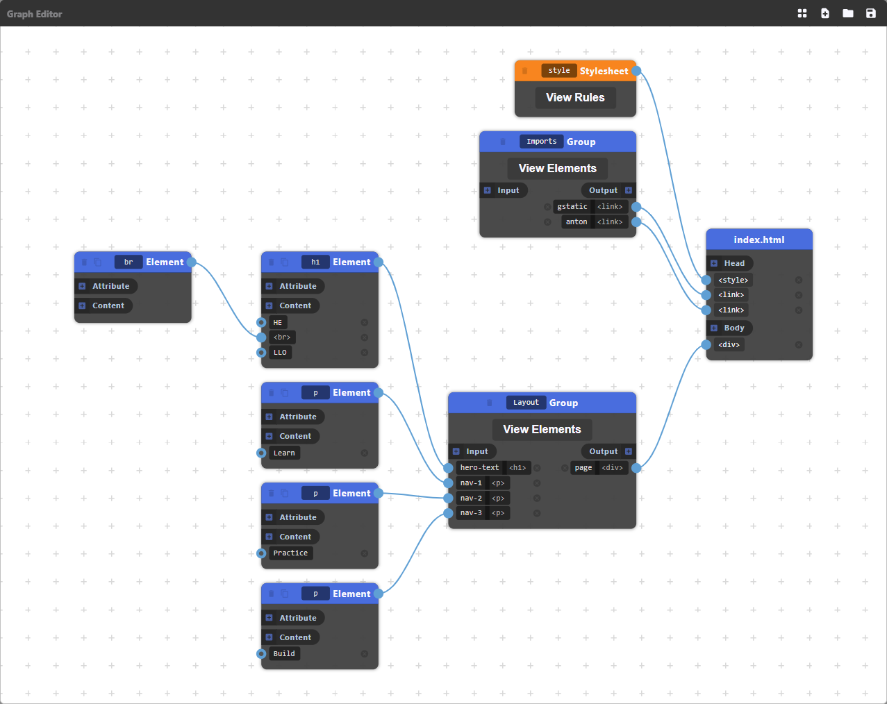 FlowSandbox; // a visual code editor